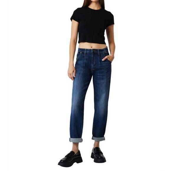 Edyson | Jeans | New Edyson Jimmy Pleated High Rise Baggy Roll Up Jeans ...